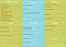 Menus - BOWRAL BOWLING CLUB
